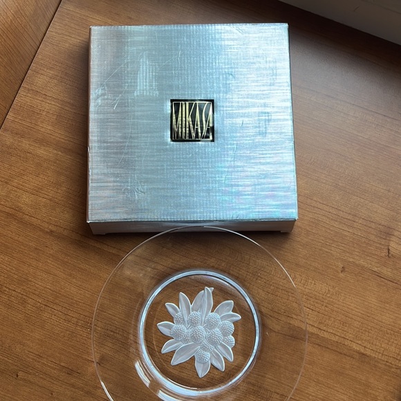 Other | Mikasa Glass Plate | Poshmark